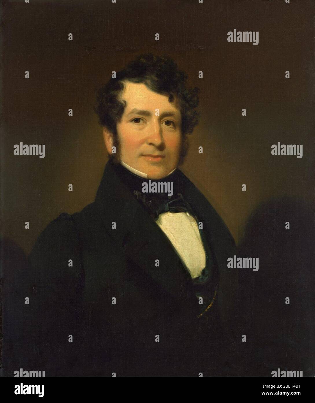 Henry Inman - George Pope Morris Stock Photo - Alamy