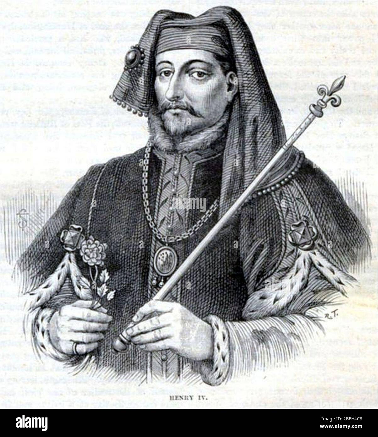 Henry IV of England - Illustration from Cassell's History of England ...