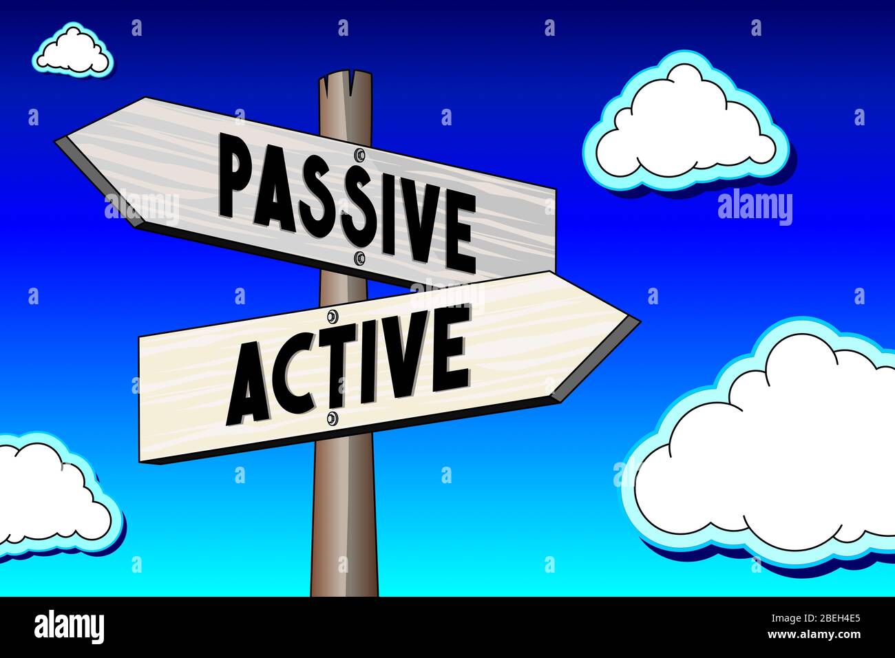 Active Passive Sign High Resolution Stock Photography and Images - Alamy