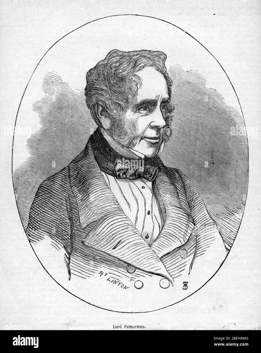 Henry John Temple Palmerston Stock Photo - Alamy