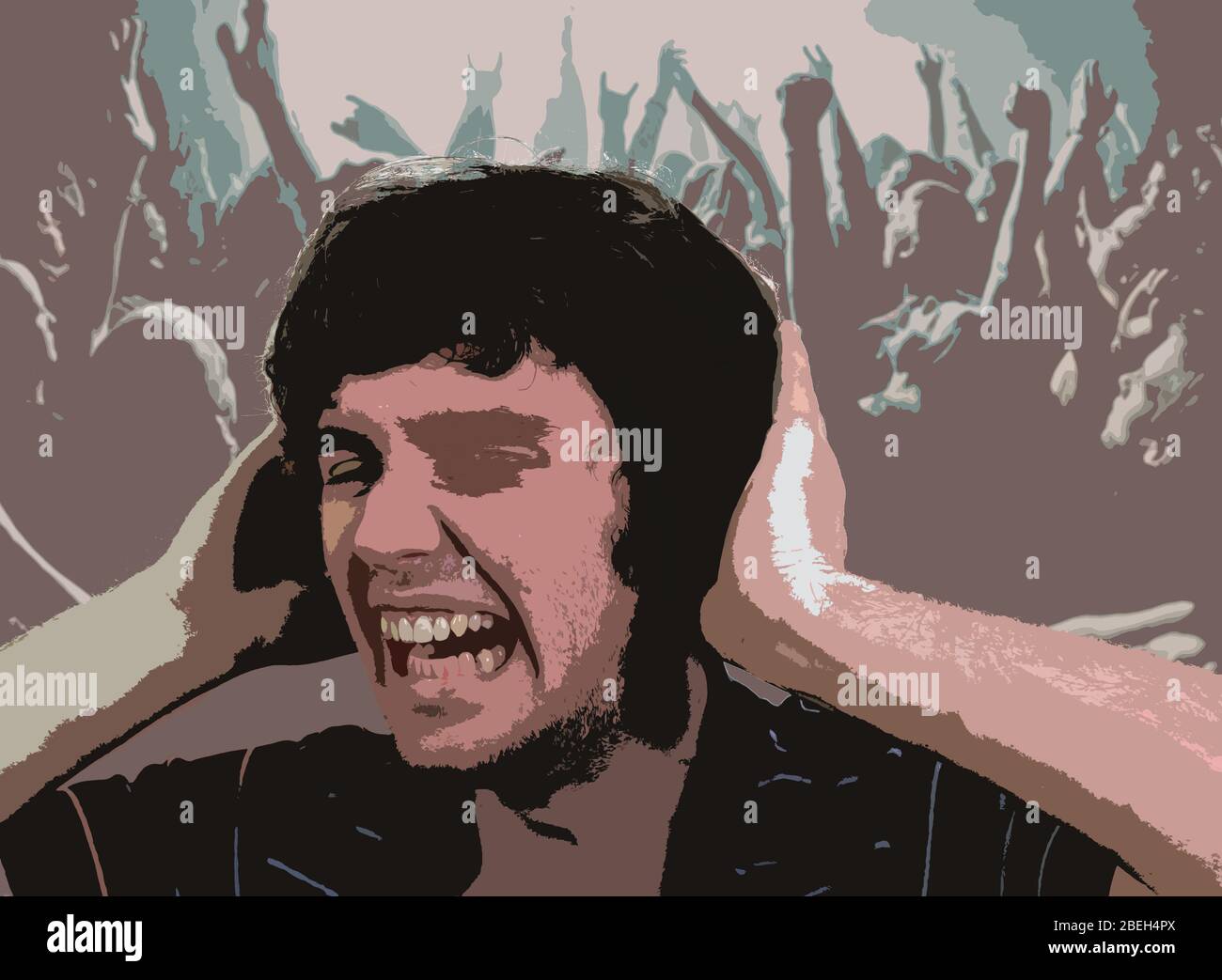 Loud Music, Hearing Loss Stock Photo - Alamy