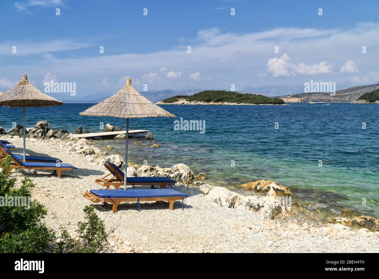 Playa ksamil hi-res stock photography and images - Alamy