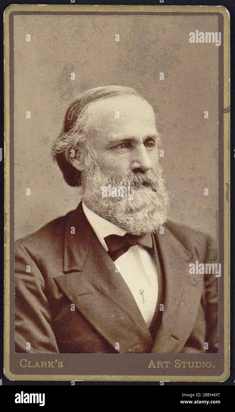 Henry L. Dawes, head-and-shoulders portrait, facing right Stock Photo ...