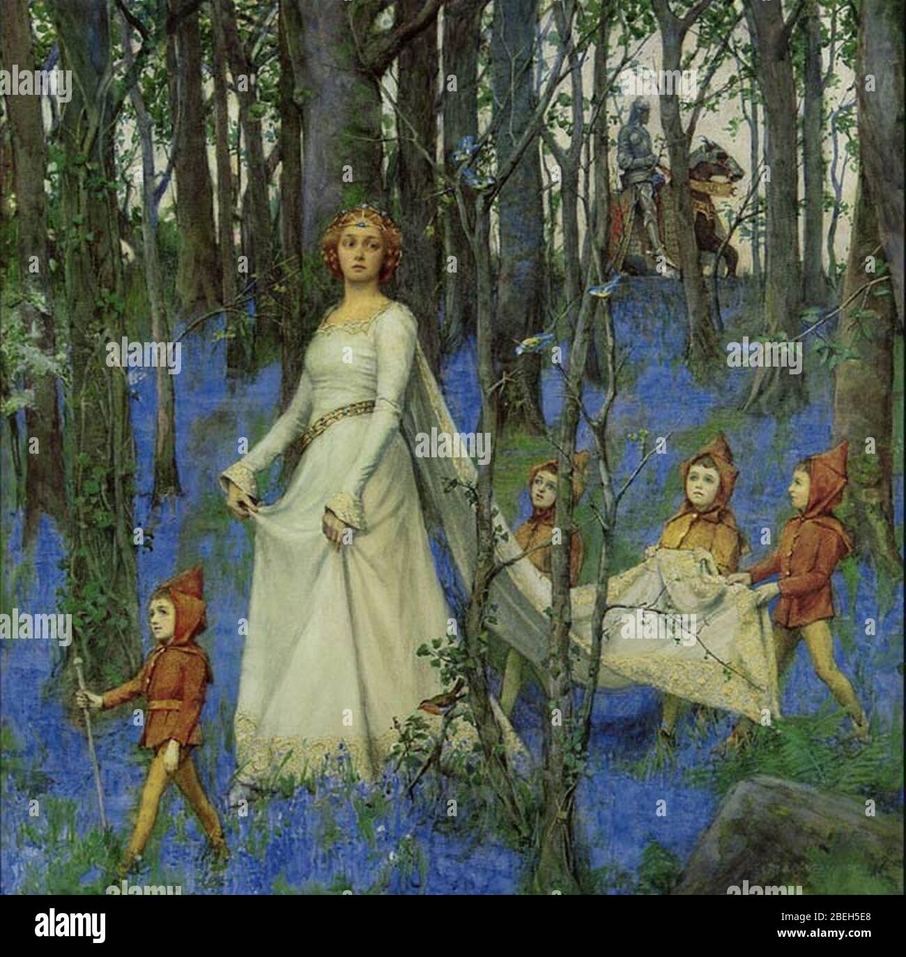 Henry Meynell Rheam - The Fairy Wood 1903 Stock Photo - Alamy