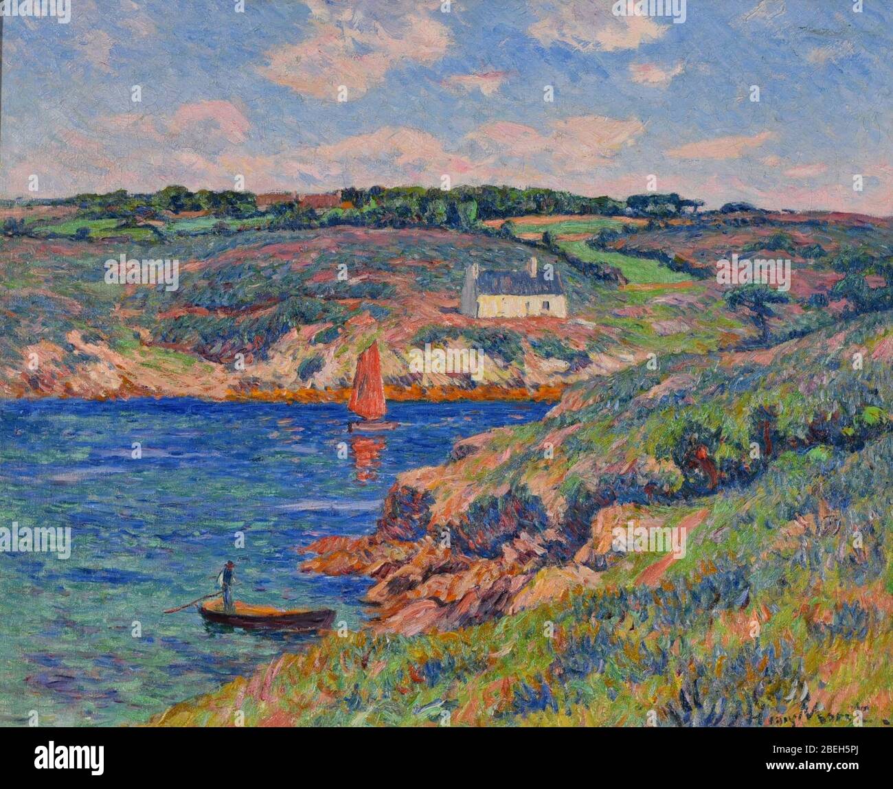 Henry Moret Rivière de Merrien Stock Photo - Alamy