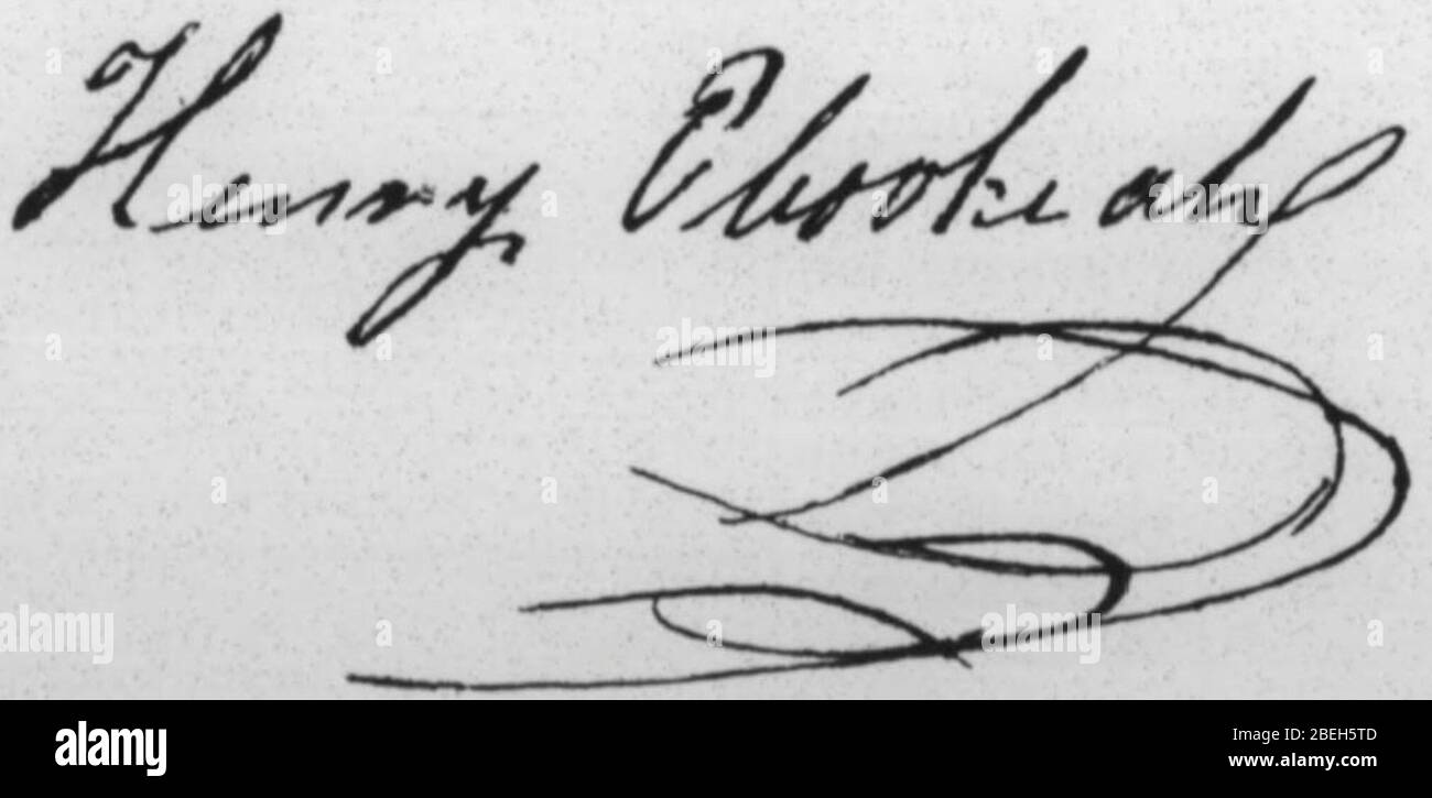 Henry Obookiah signature Stock Photo - Alamy