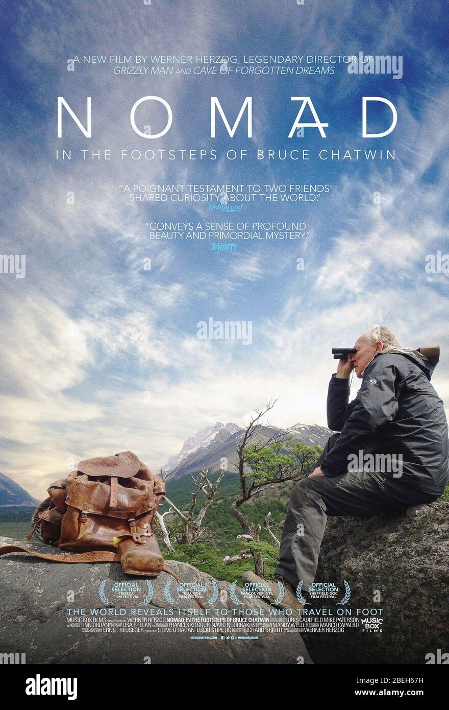NOMAD: IN THE FOOTSTEPS OF BRUCE CHATWIN, Us poster, director Werner ...