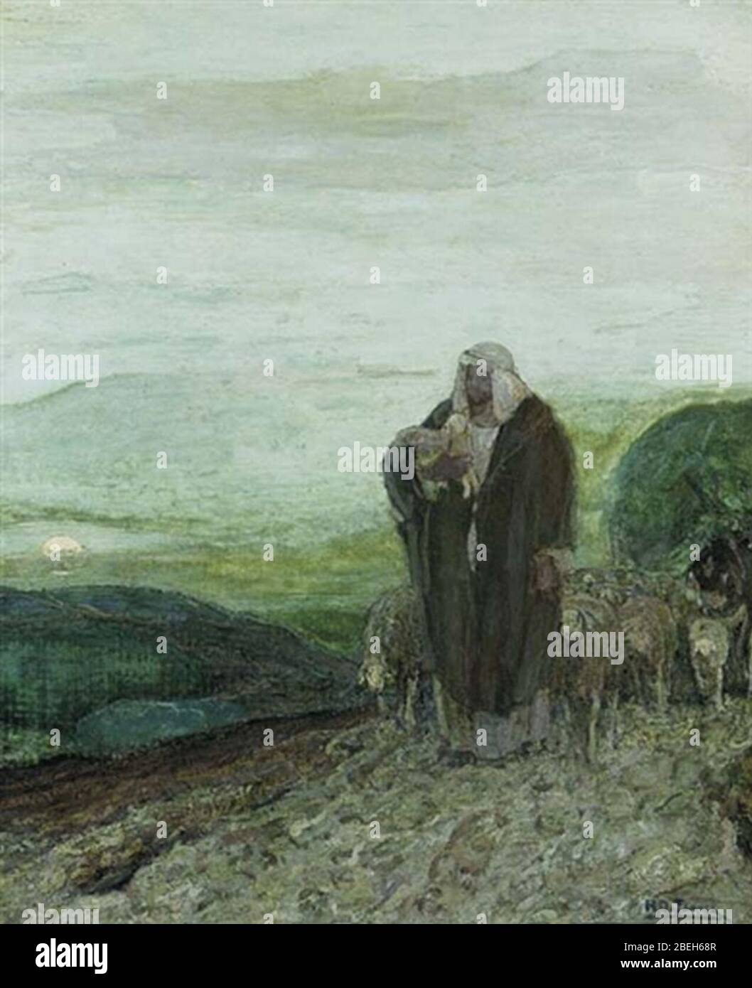 Henry Ossawa Tanner - The Good Shepherd Stock Photo - Alamy