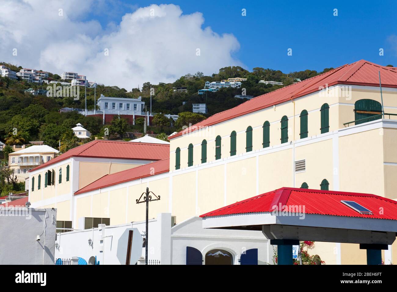 Charlotte Amalie City, St. Thomas Island, USVI, Caribbean Stock Photo ...