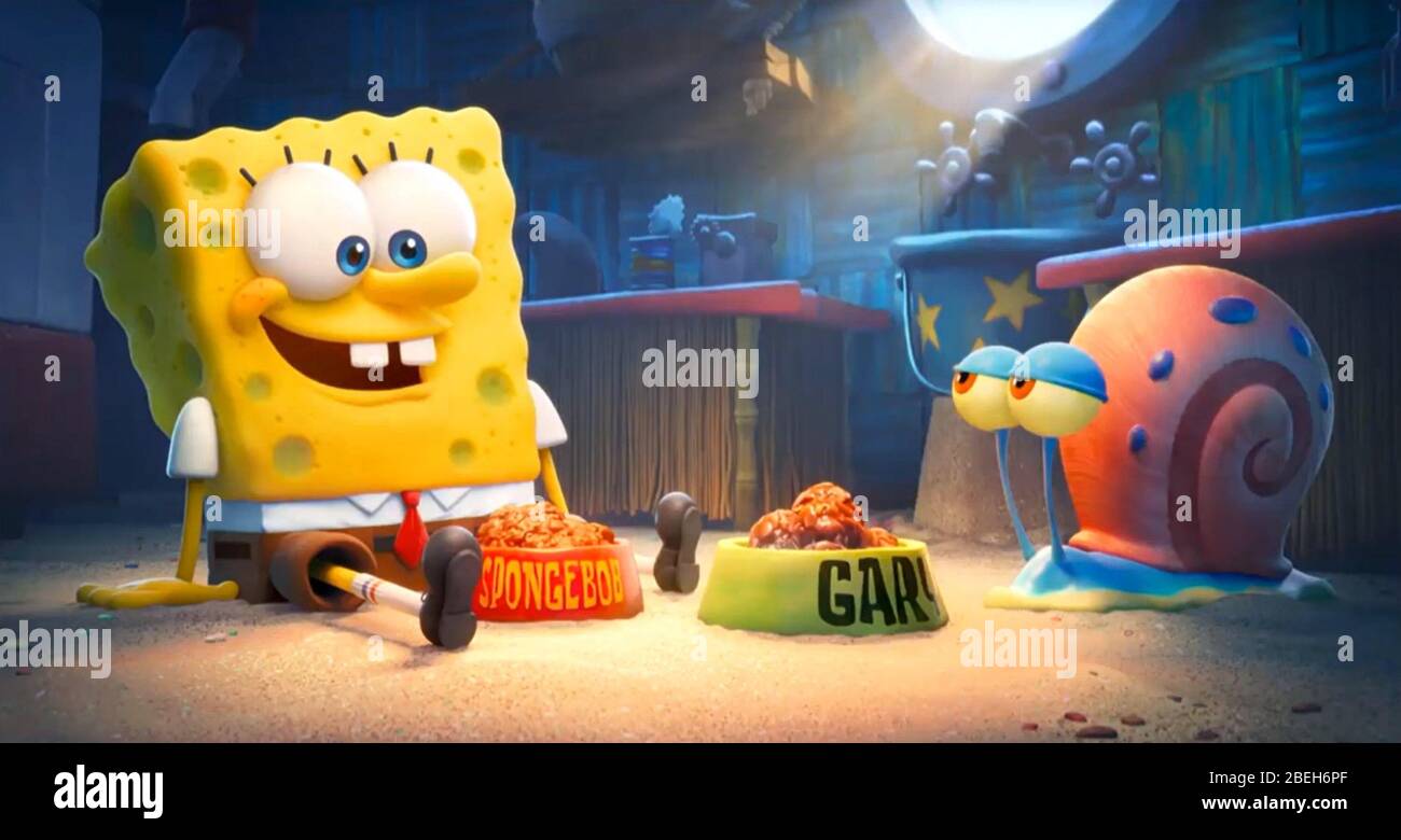 THE SPONGEBOB MOVIE: SPONGE ON THE RUN, from left: Spongebob ...