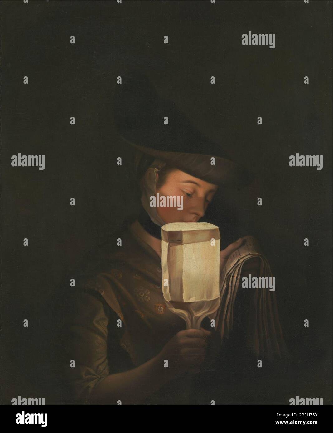 Henry Robert Morland - The Ballad Singer Stock Photo - Alamy