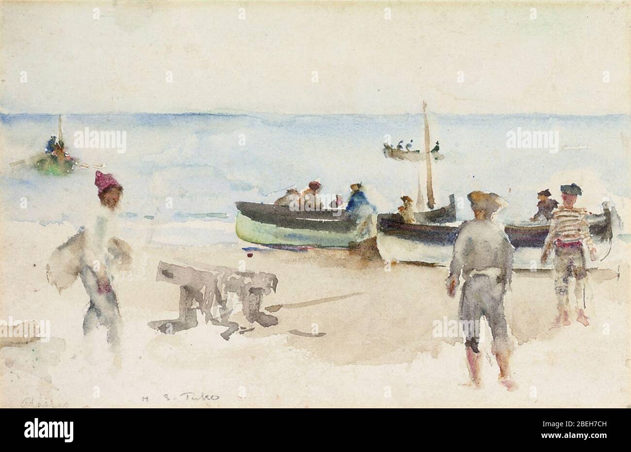 Henry scott tuke hi-res stock photography and images - Alamy