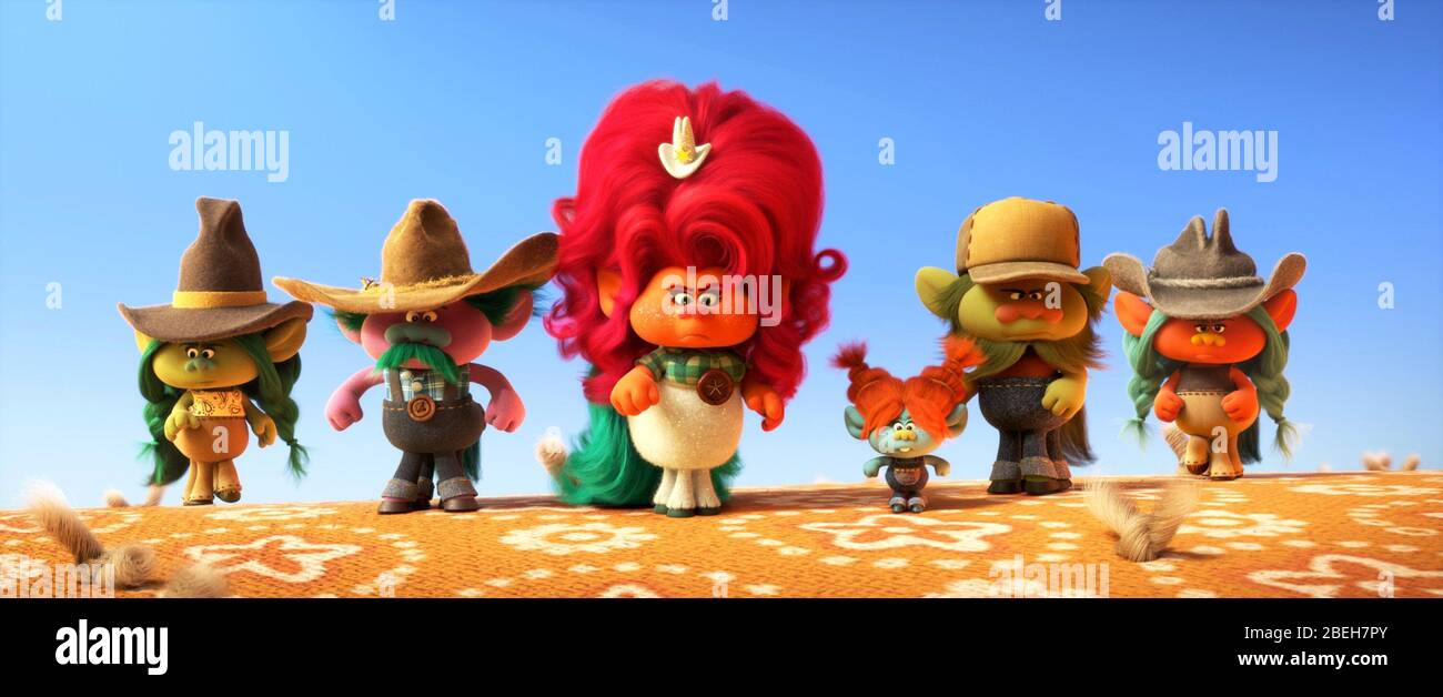 TROLLS WORLD TOUR, center: Delta Dawn (voice: Kelly Clarkson), 2020 ...