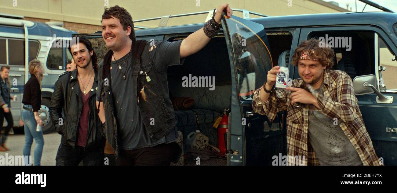 WE SUMMON THE DARKNESS, from left: Keean Johnson, Austin Swift, Logan ...