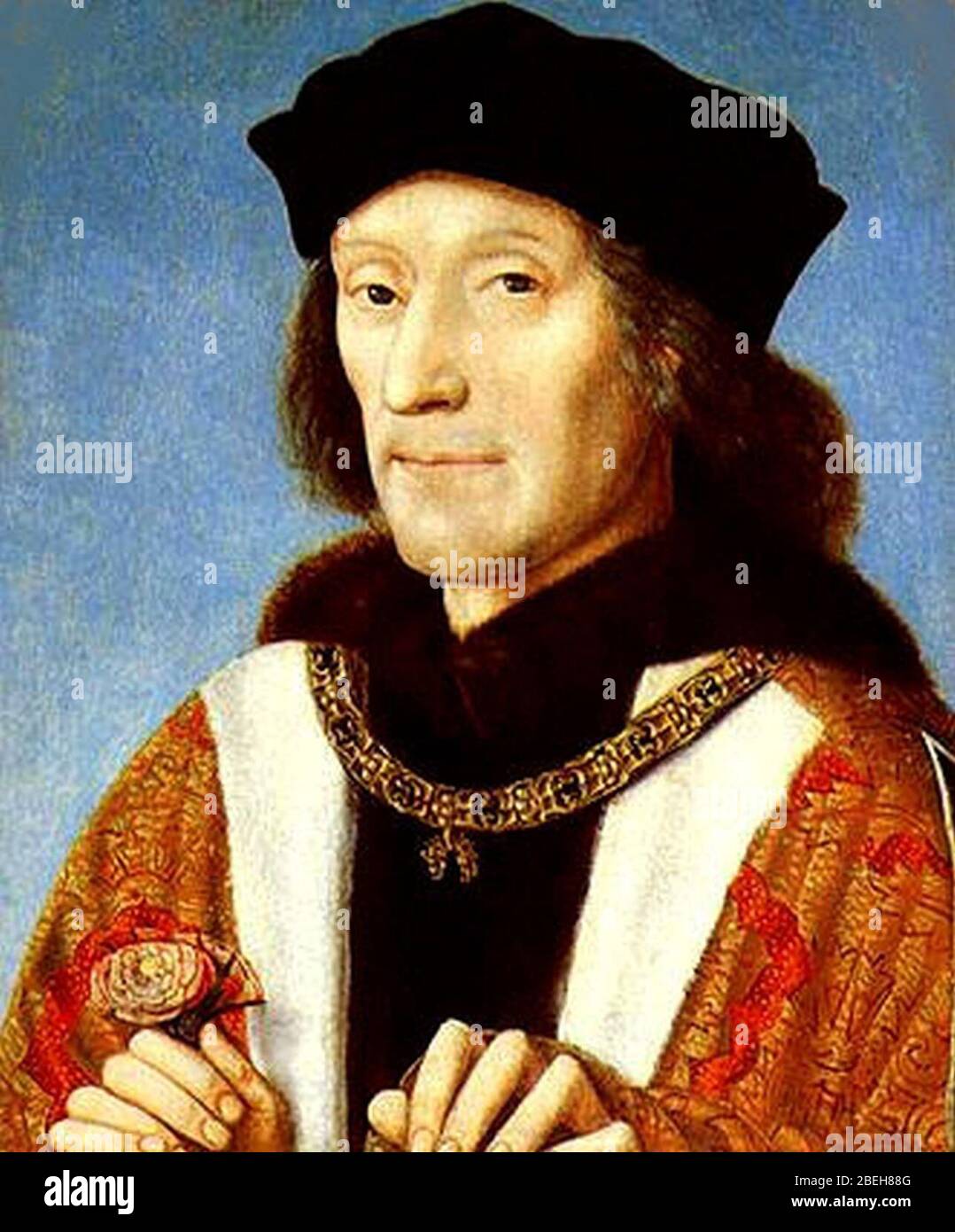 Henry Tudor of England cropped Stock Photo - Alamy