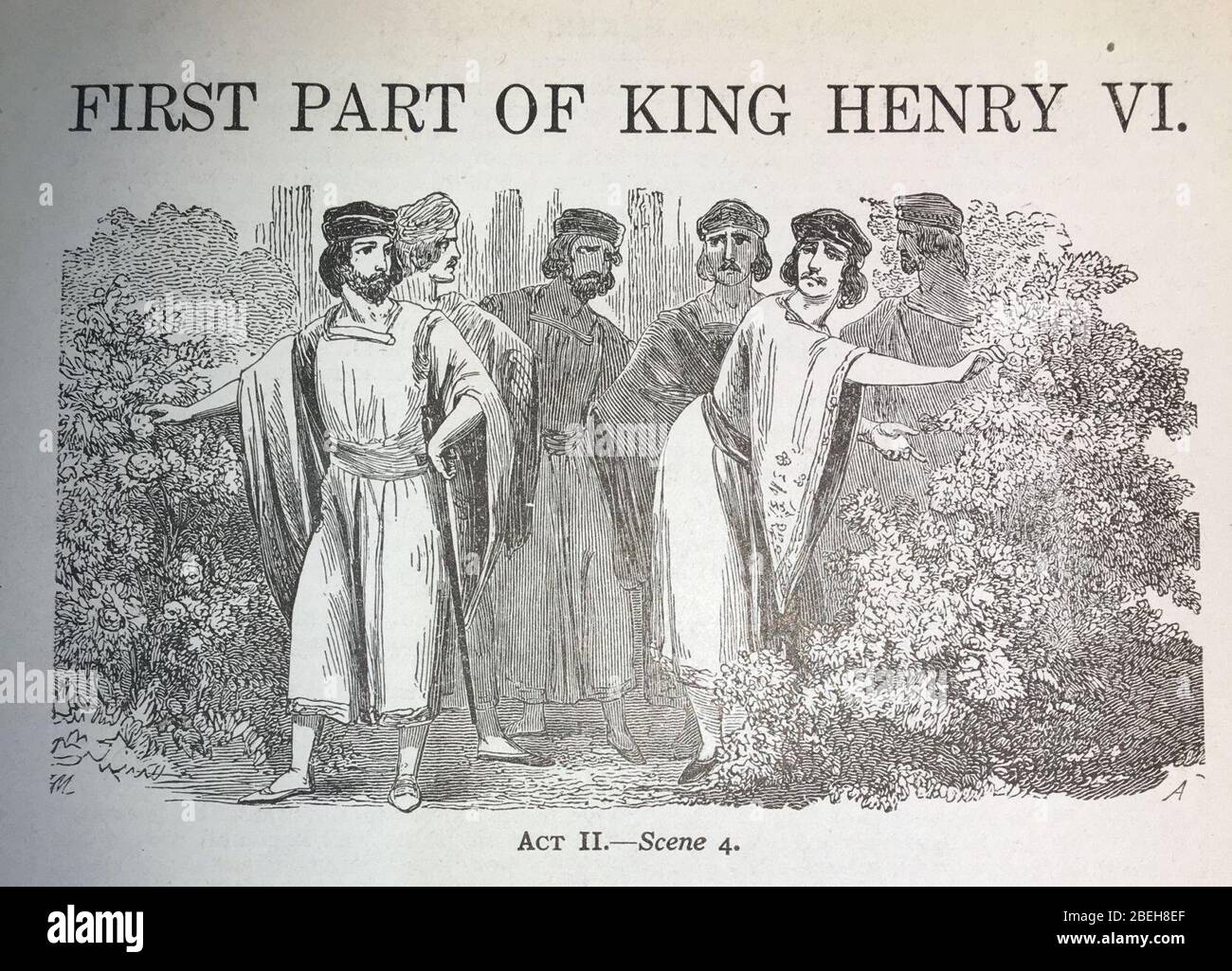 Henry VI Part I Lithograph Stock Photo - Alamy