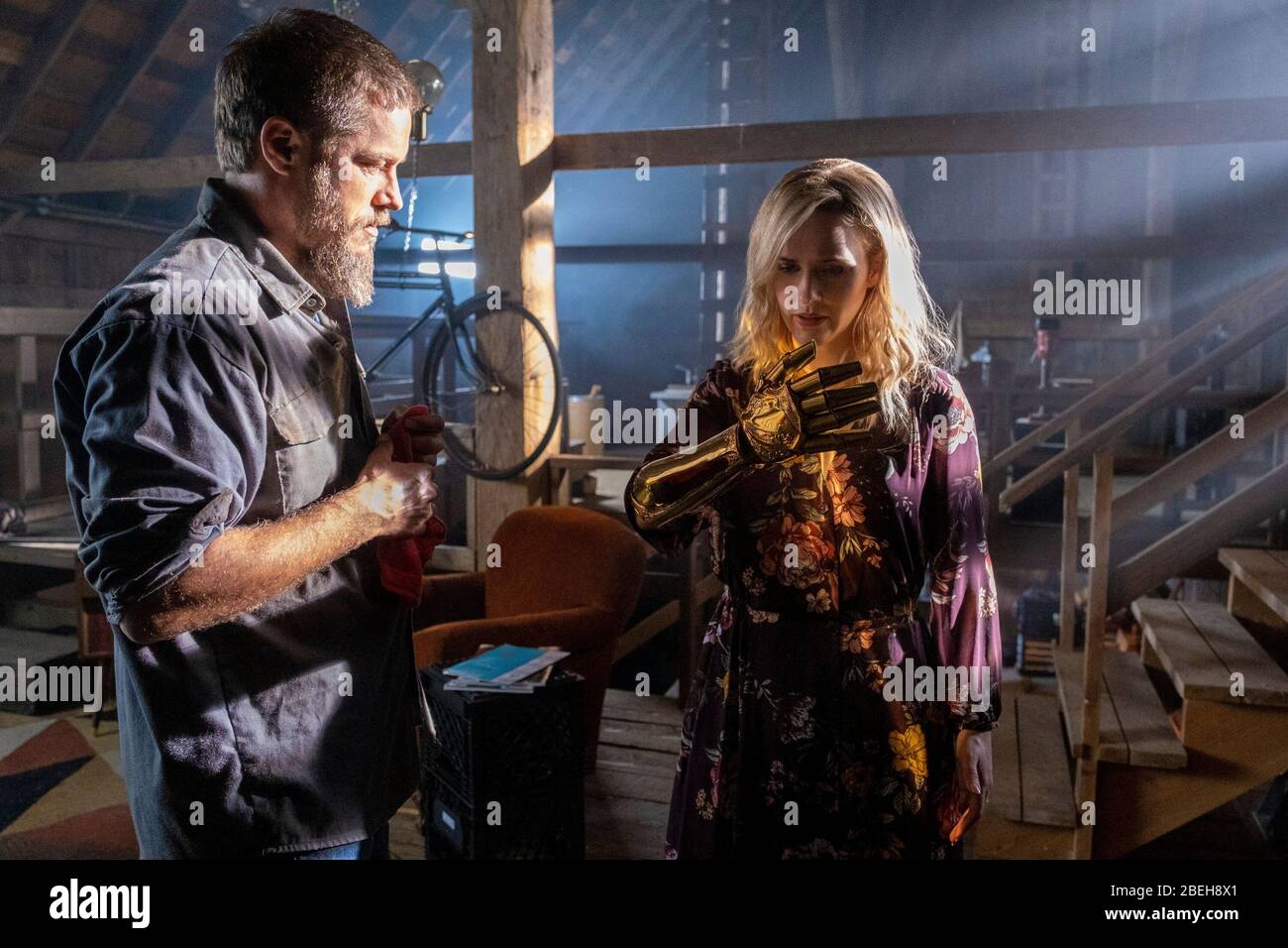 50 STATES OF FRIGHT, from left: James Ransone, Emily Hampshire, 'Scared ...