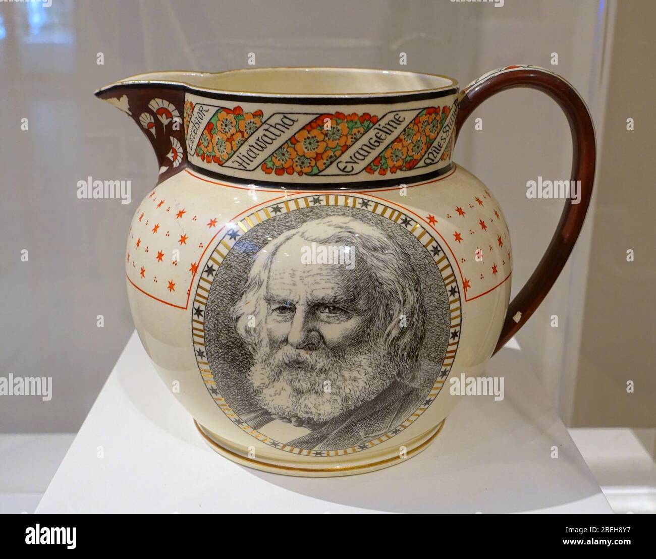 Henry Wadsworth Longfellow pitcher, Josiah Wedgwood and Sons, Etruria ...