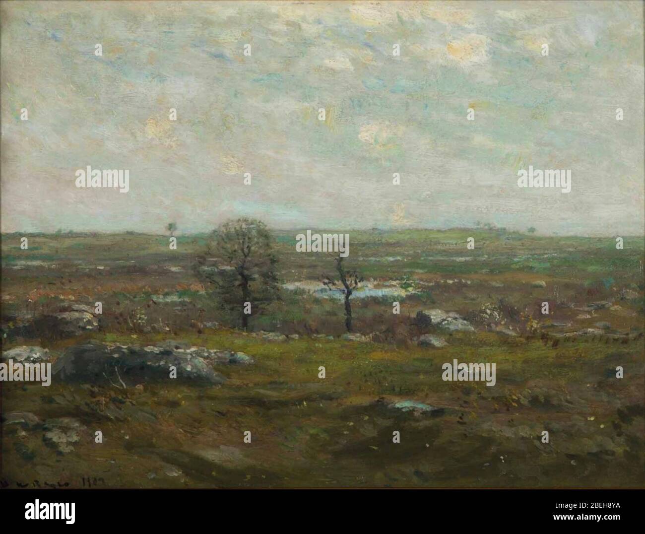 Henry Ward Ranger - A rocky landscape (1907 Stock Photo - Alamy