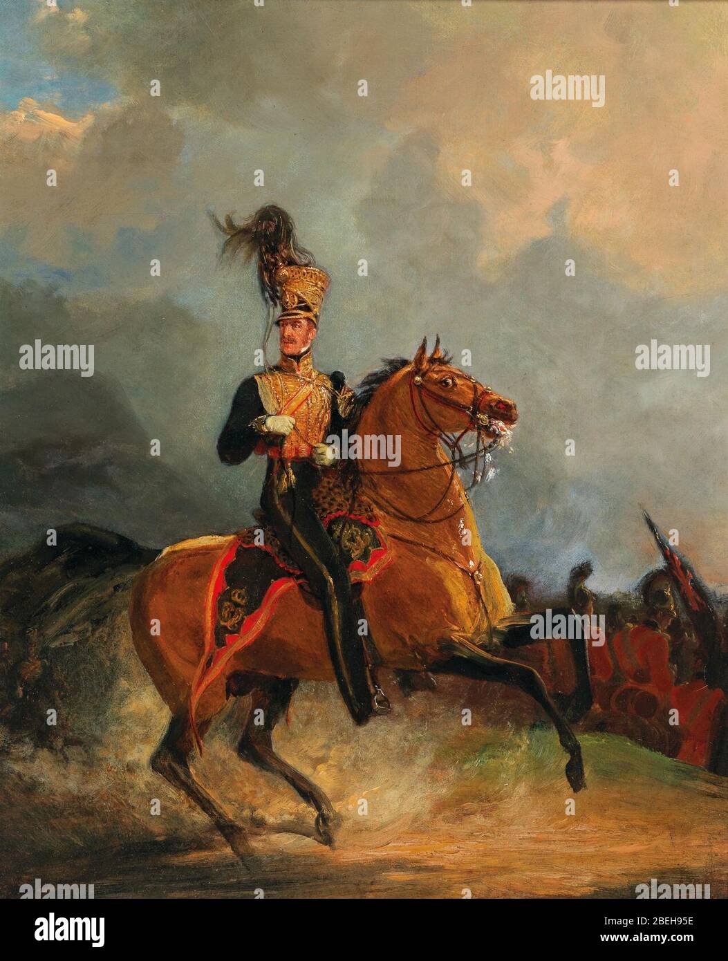 Henry William Paget, Lord Uxbridge, by Jan Willem Pieneman Stock Photo ...