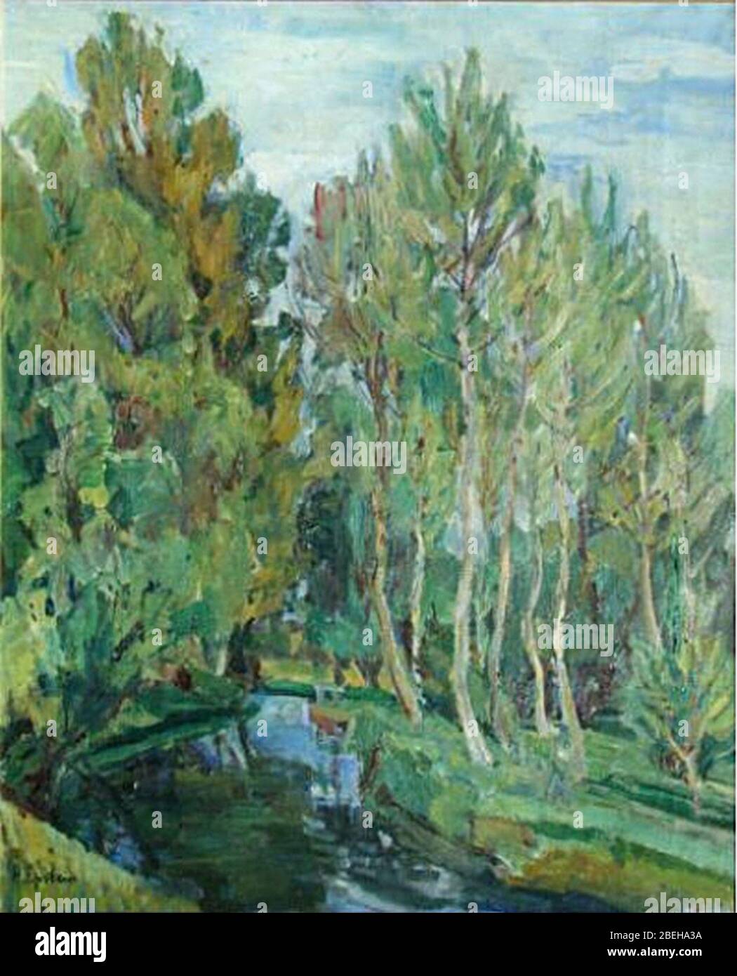 Henryk Epstein Riverview Stock Photo - Alamy