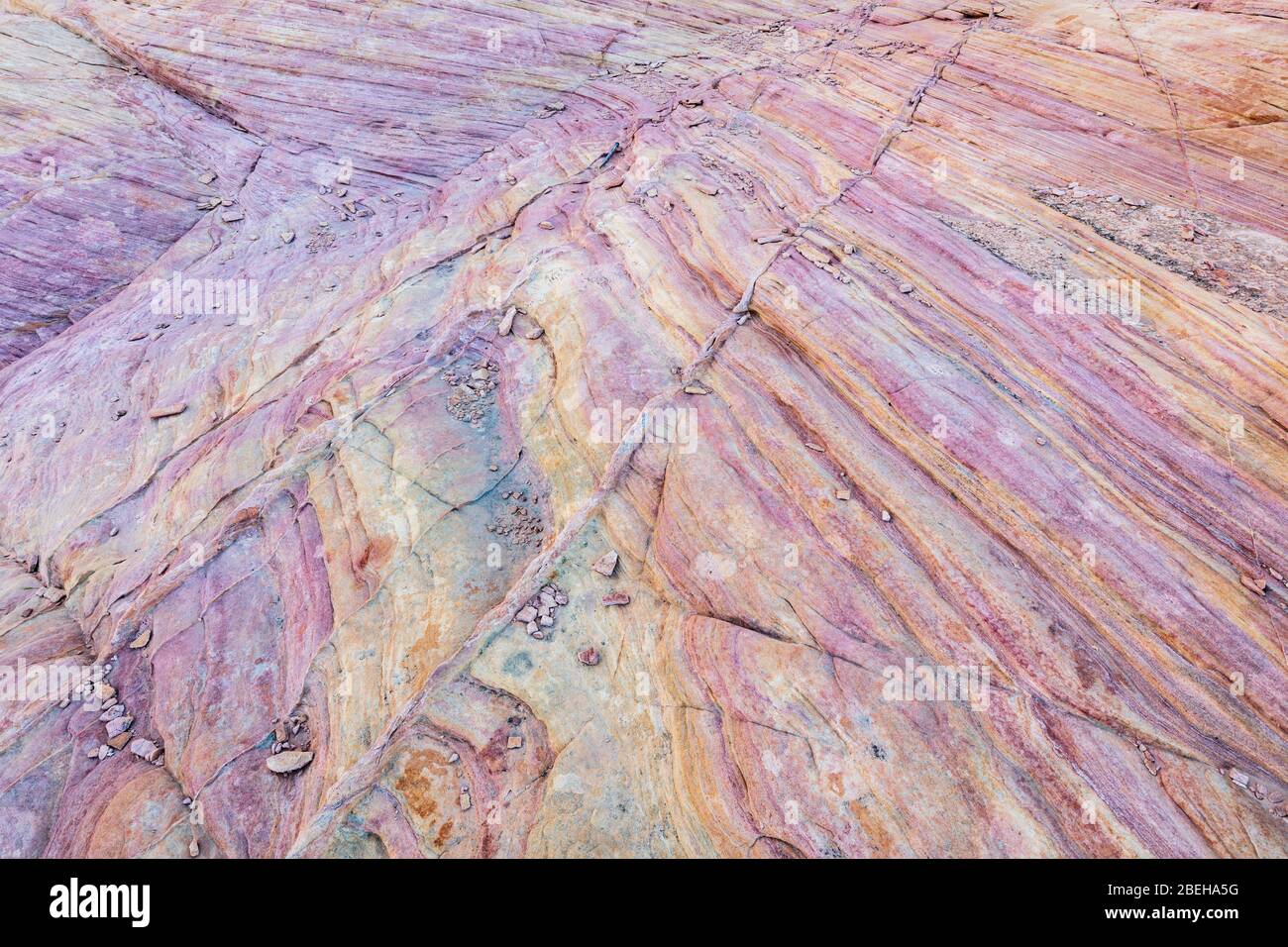 Colorful rock layers in Valley of Fire State Park Stock Photo - Alamy