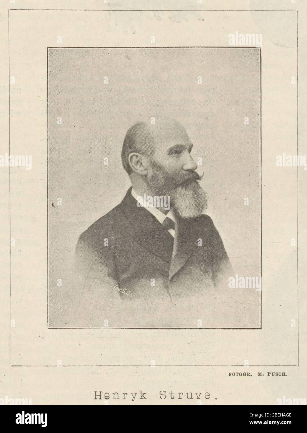 Henryk Struve portret 2 Stock Photo - Alamy