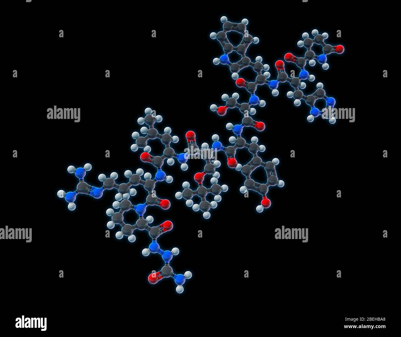 Goserelin, Molecular Model Stock Photo - Alamy