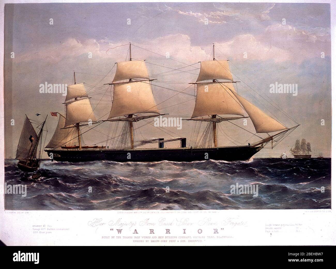 Screw steam frigate hi-res stock photography and images - Alamy