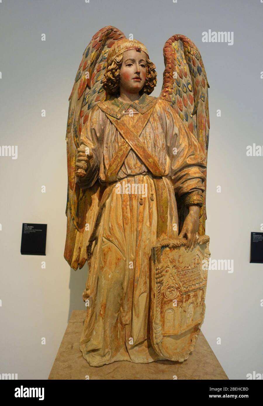 Heraldic Angel, from the Mosteiro de Santa Clara, by the Mestre dos ...