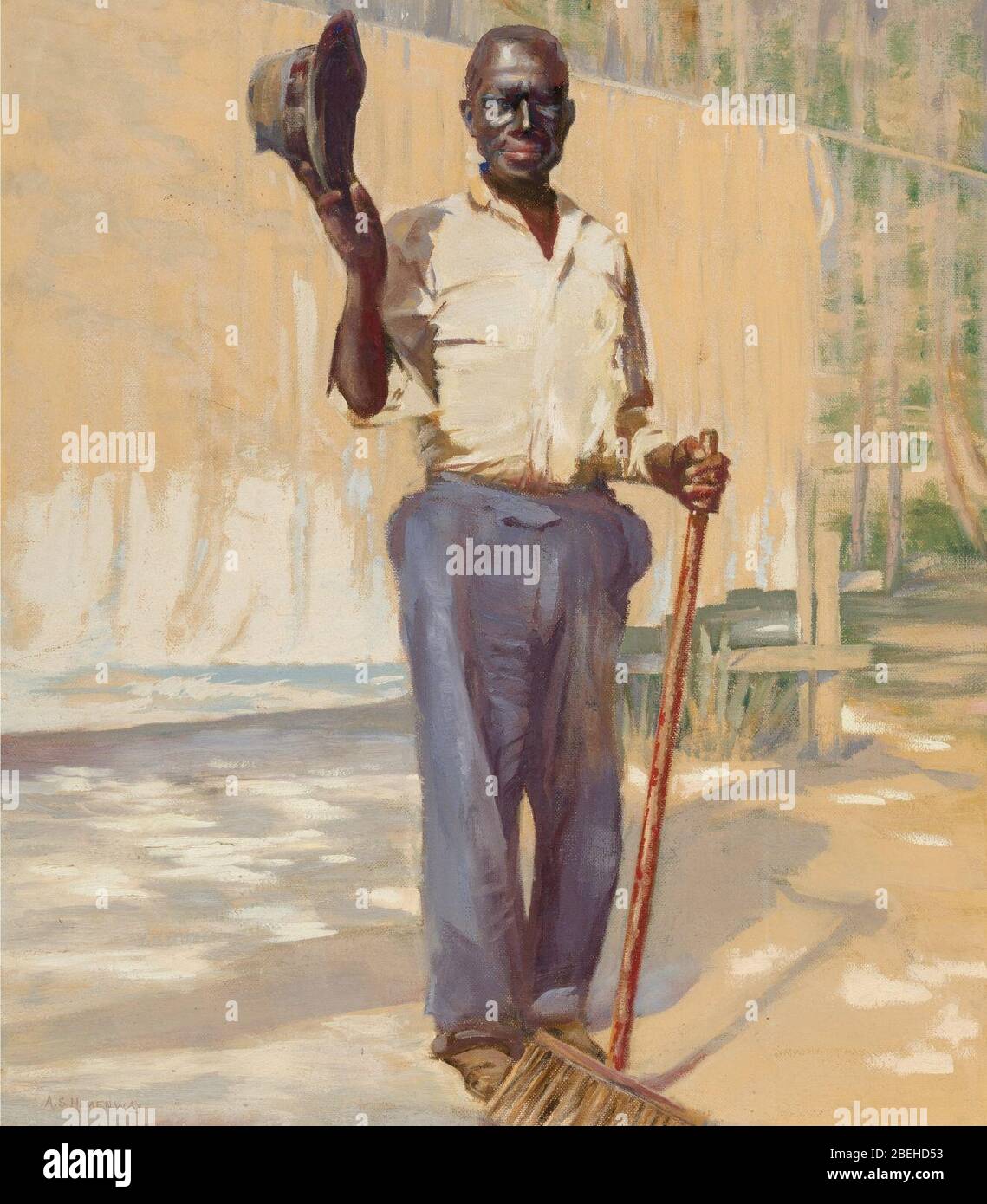 The Street Sweeper by Alice Spaulding Hemenway Stock Photo - Alamy