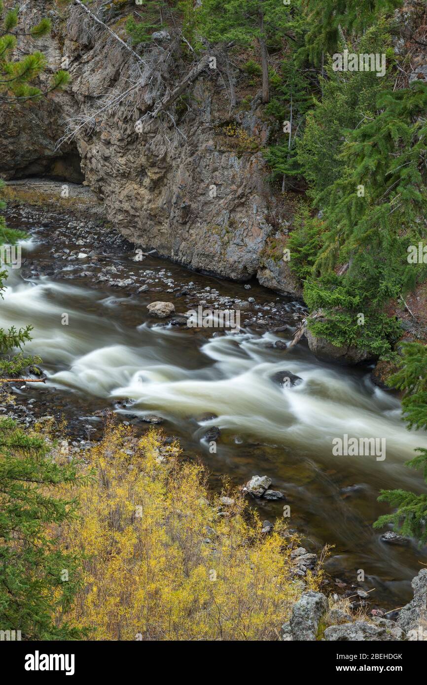 Firehole canyon hi-res stock photography and images - Alamy