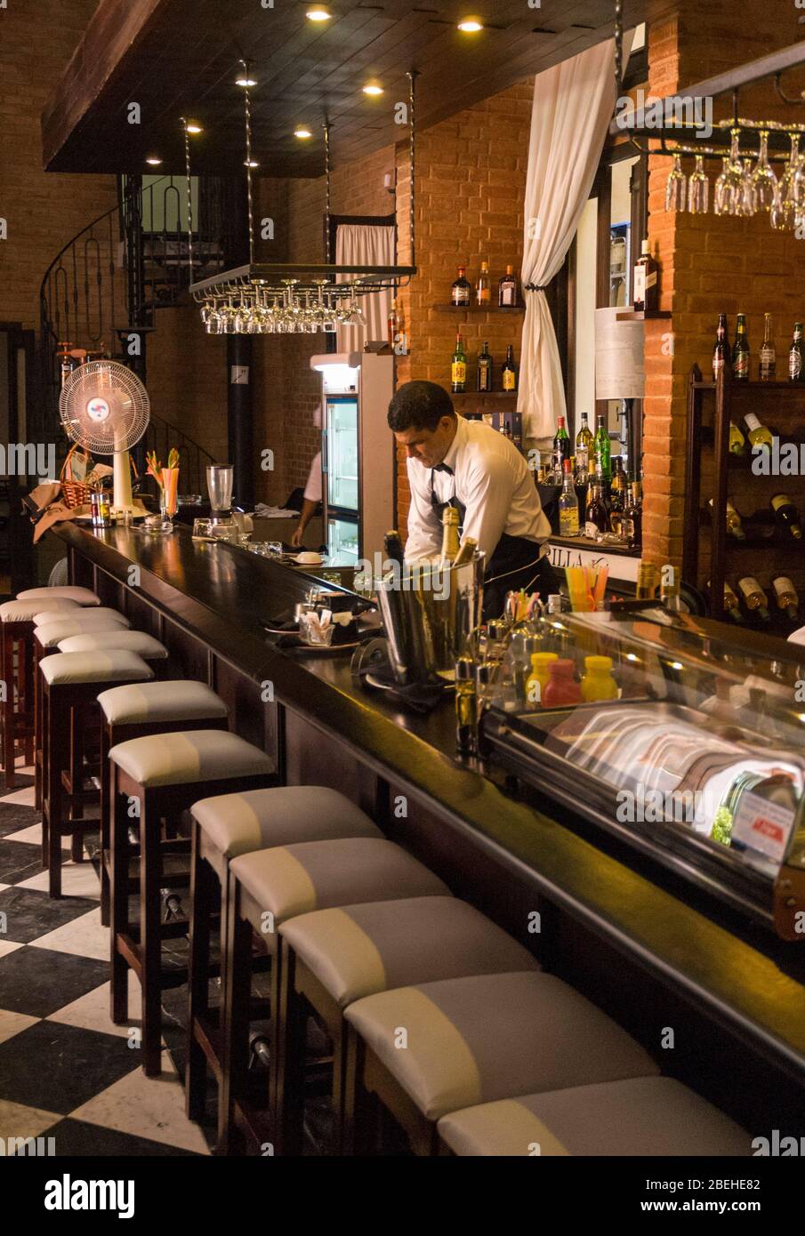 Interior of a bar. Habana. Cuba Stock Photo - Alamy