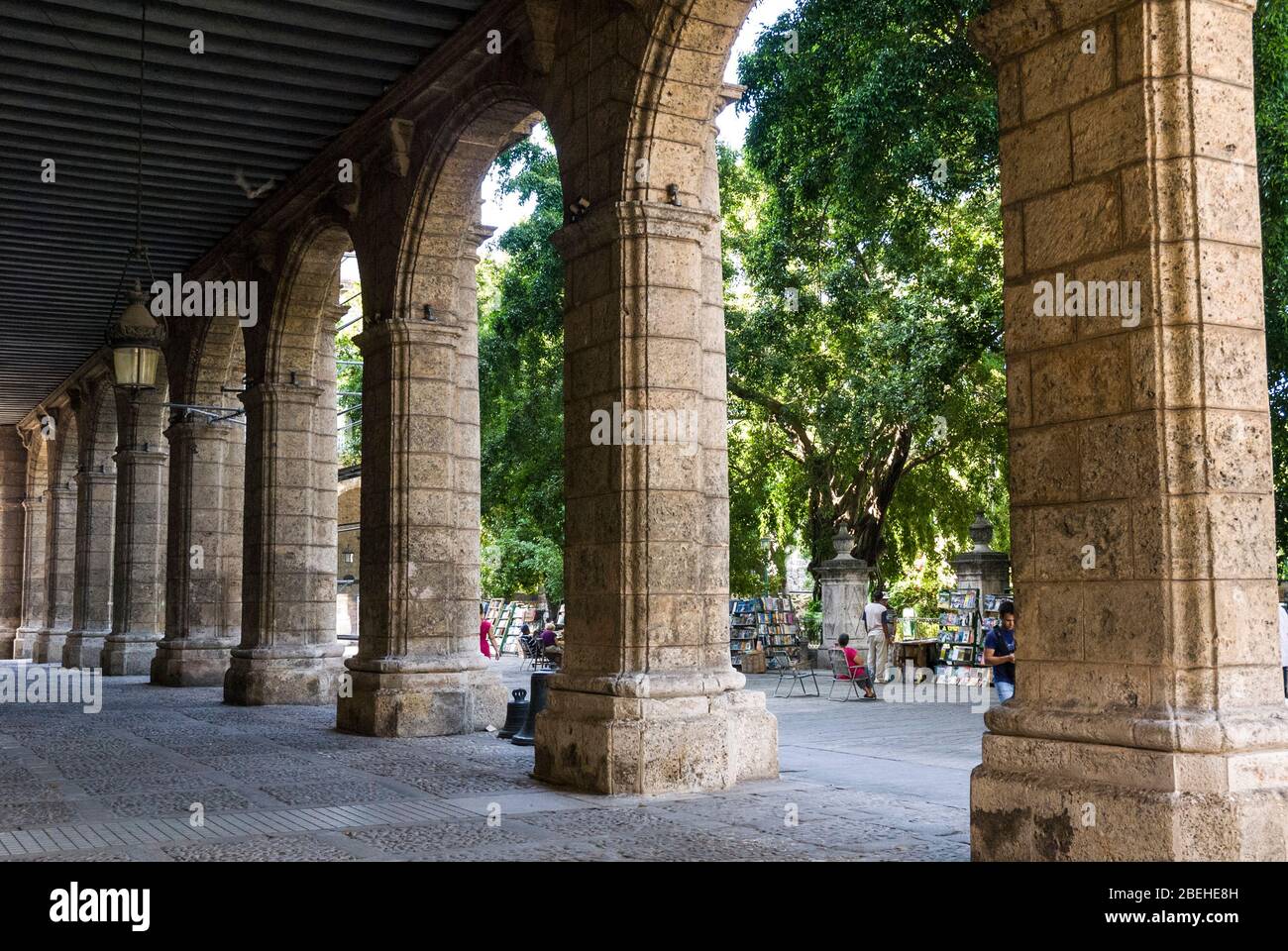 Portals of the Palacio de los Capitanes Generales. La Habana. Cuba ...