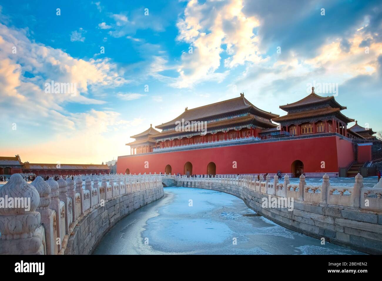 Beijing, China - Jan 9 2020: Wumen (Meridian Gate) of the Forbidden ...