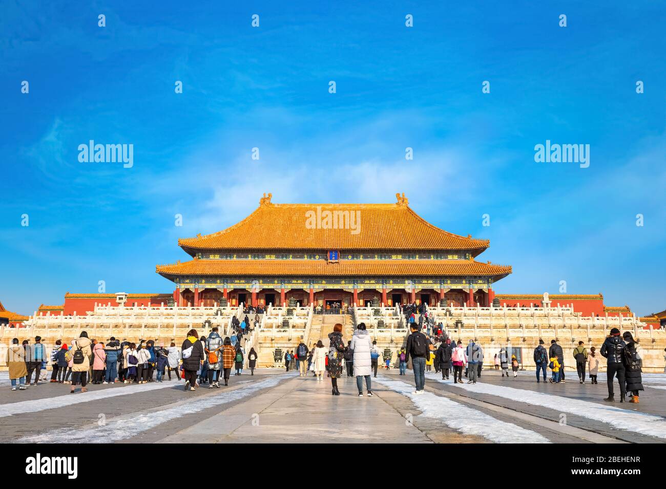 Beijing, China - Jan 9 2020: Taihedian (Hall of Supreme Harmony ...