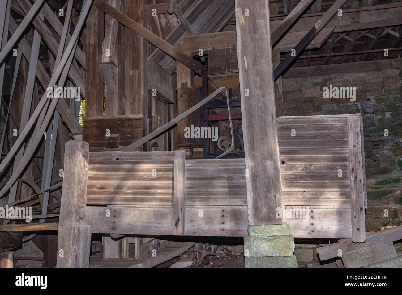 Mill Springs Mill in Wayne County, Kentucky, a historic watermill built ...
