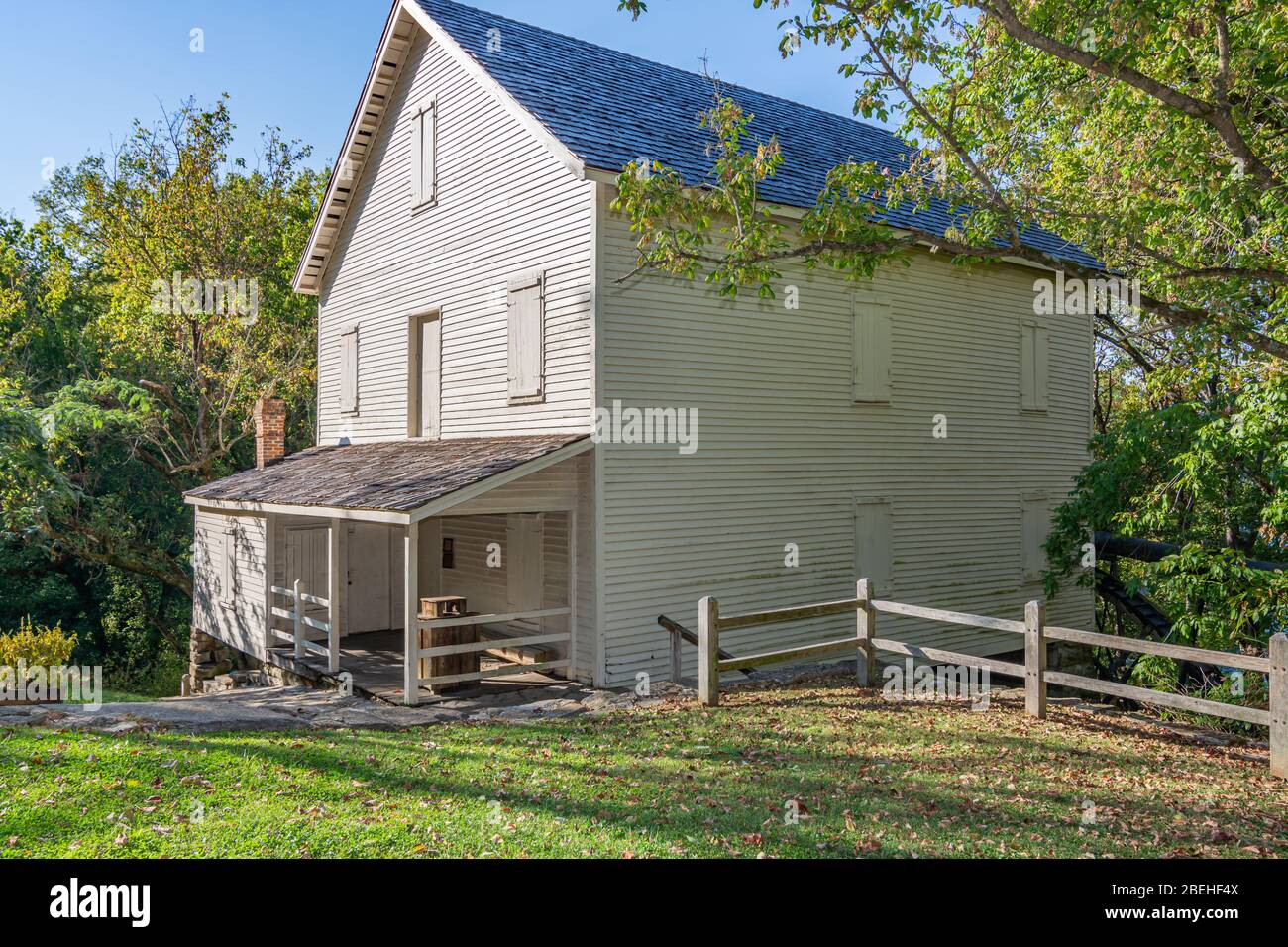 Mill Springs Mill in Wayne County, Kentucky, a historic watermill built ...