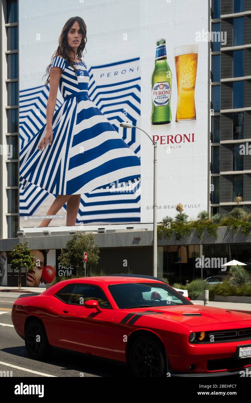 Sunset boulevard blvd strip hi-res stock photography and images - Alamy