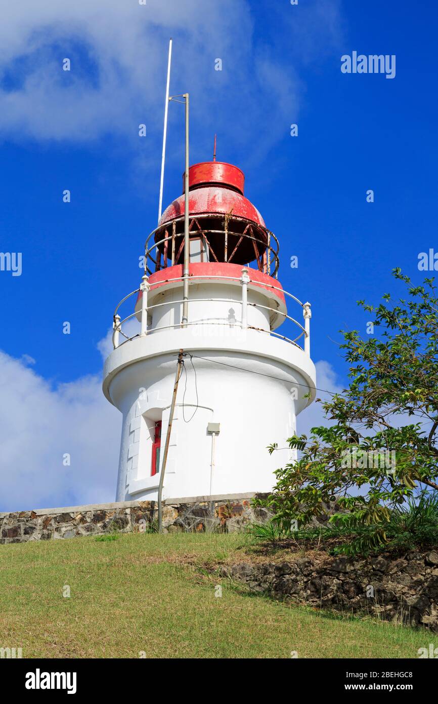 Vigie Lighthouse,Castries,St. Lucia,Caribbean Stock Photo - Alamy
