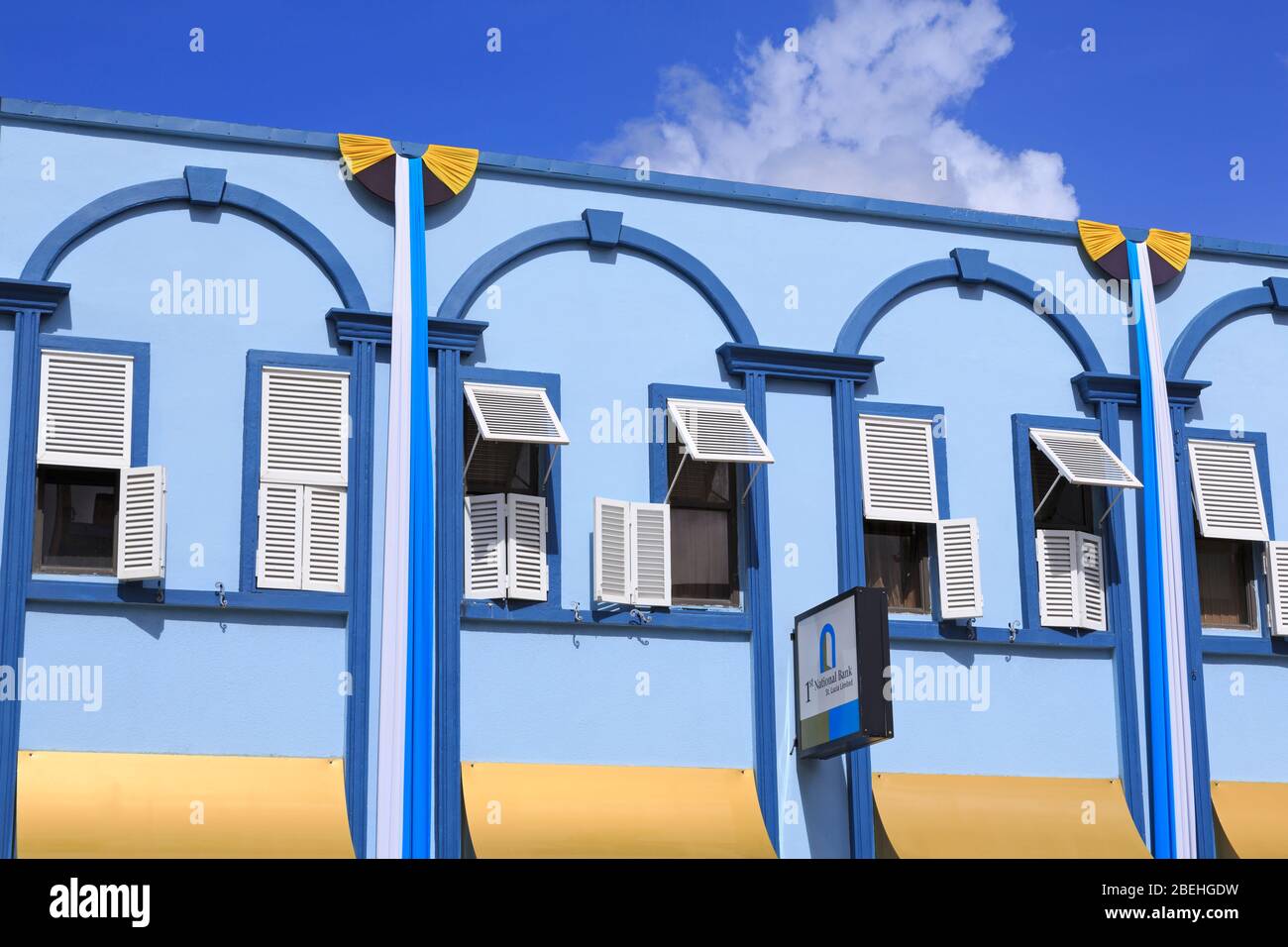 Downtown Castries,St. Lucia,Caribbean Stock Photo - Alamy