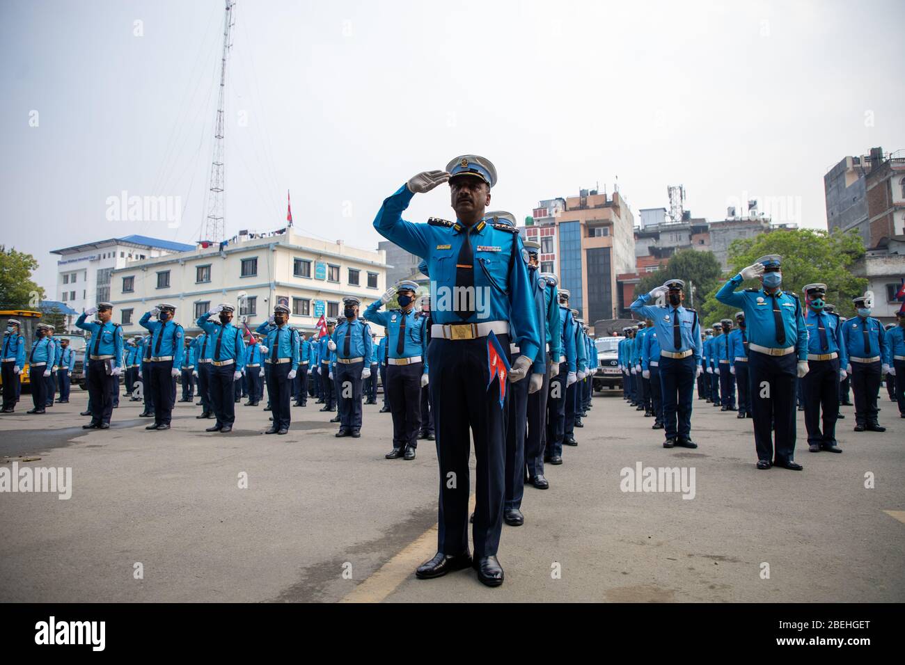 Nepal traffic police hi-res stock photography and images - Alamy