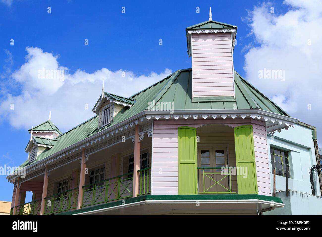 Downtown Castries,St. Lucia,Caribbean Stock Photo - Alamy