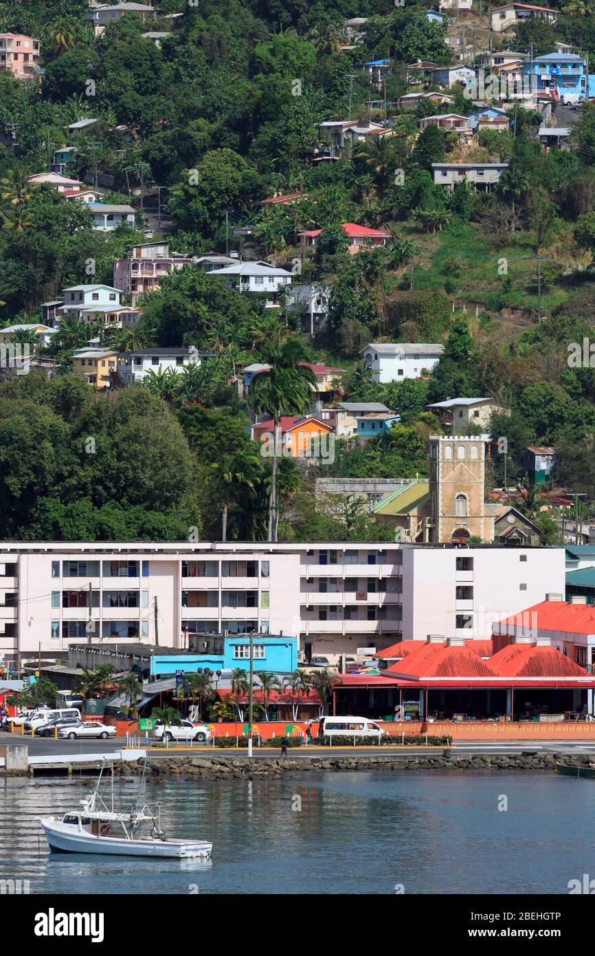 St lucia harbor industry hi-res stock photography and images - Alamy