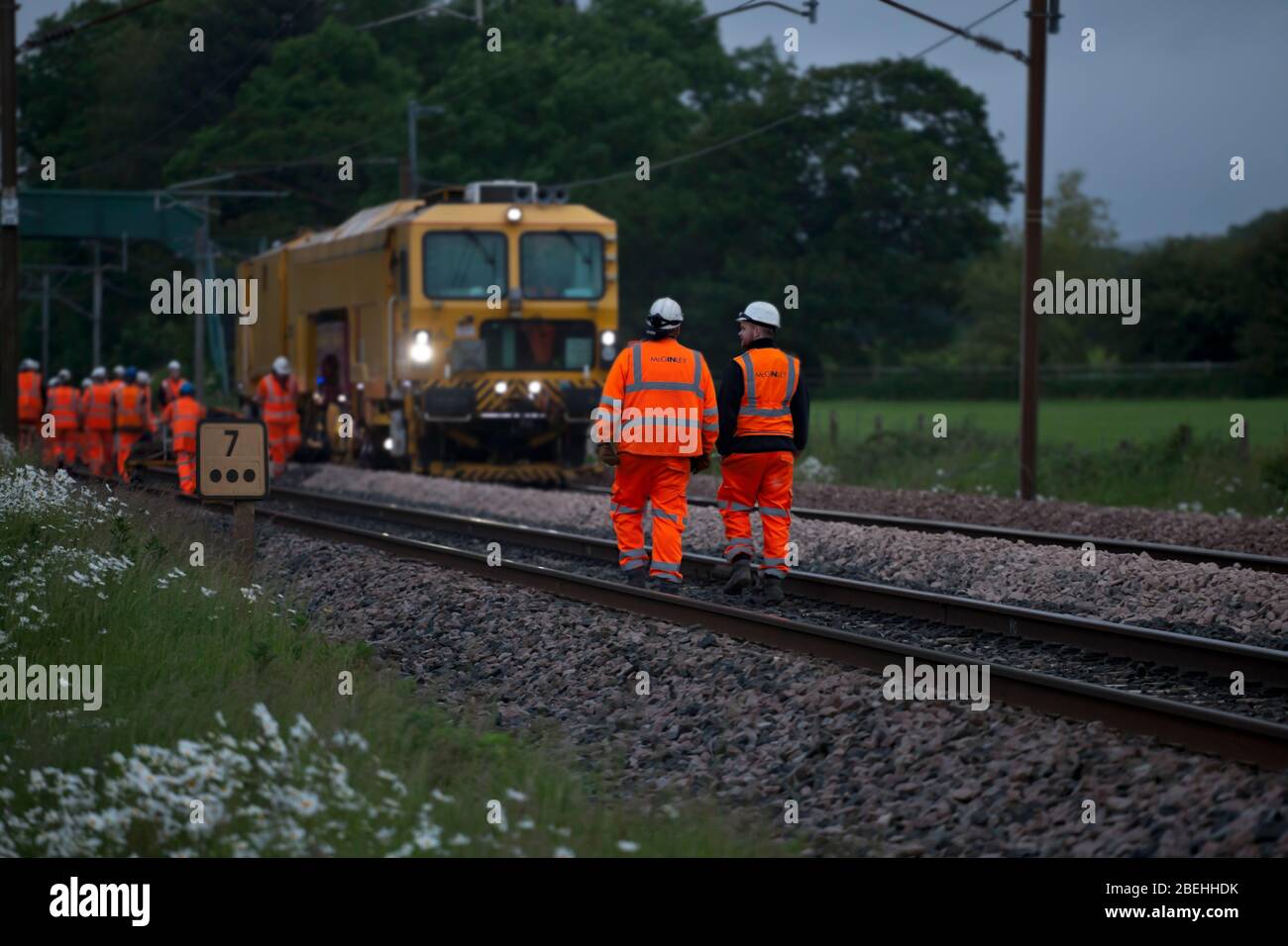 Track tamper hi-res stock photography and images - Alamy