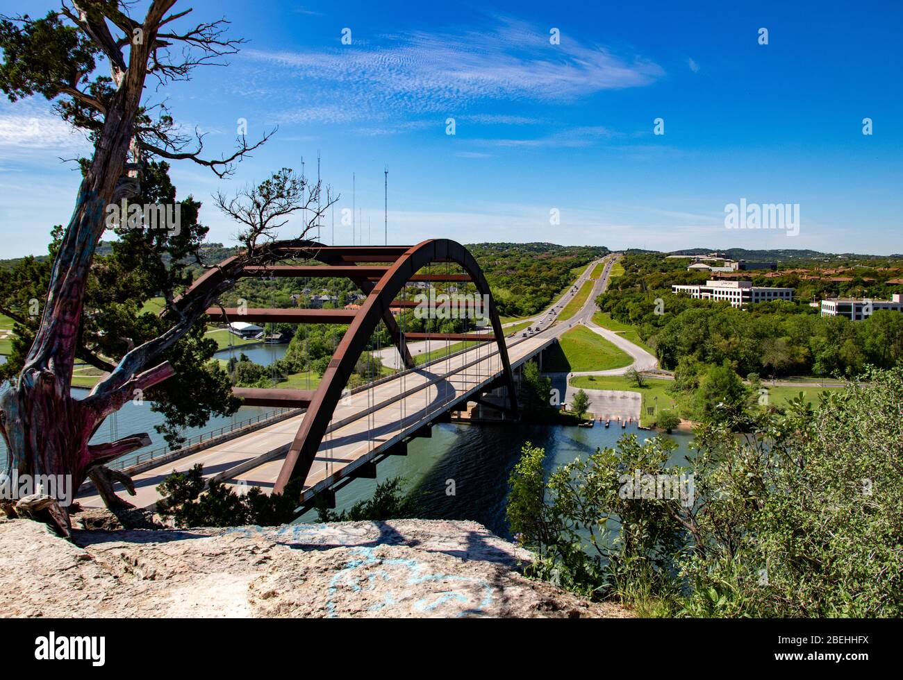 Pennybacker bridge hi-res stock photography and images - Alamy