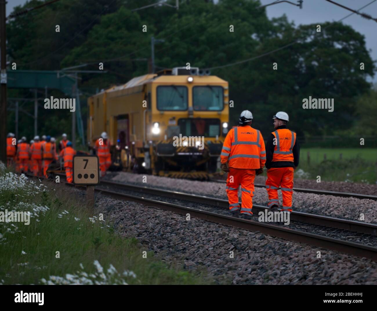 Track tamper hi-res stock photography and images - Alamy
