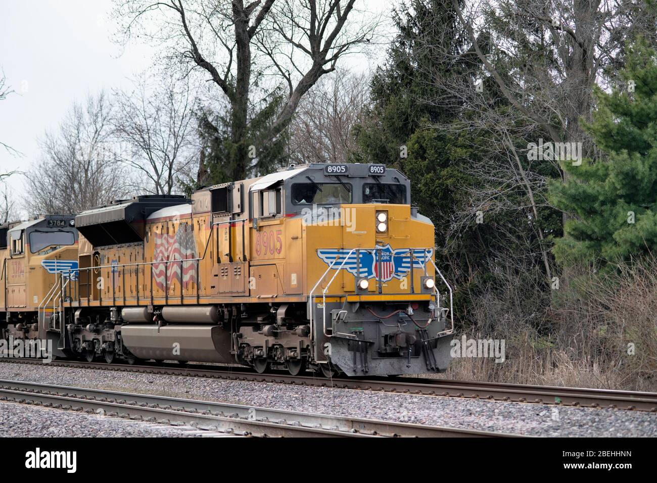 Rural train tracks hi-res stock photography and images - Alamy
