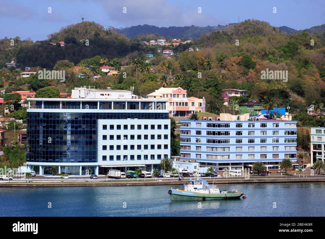 St lucia harbor industry hi-res stock photography and images - Alamy