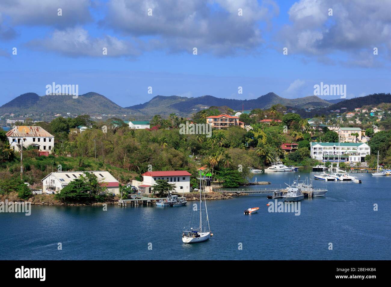 Castries islands hi-res stock photography and images - Alamy